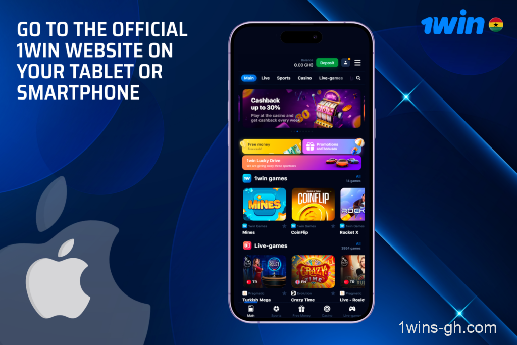 1win App Download: Android (.apk) & iOS for Free in Ghana