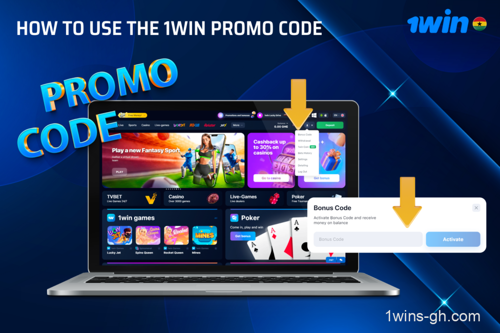 1win Promo Code 2025 [1WSGHCOM] - 500% Bonus up to 7,150 GHS