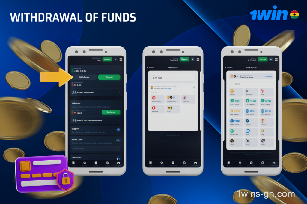 How to Withdraw Money from 1win? | Payment Methods for Players from Ghana